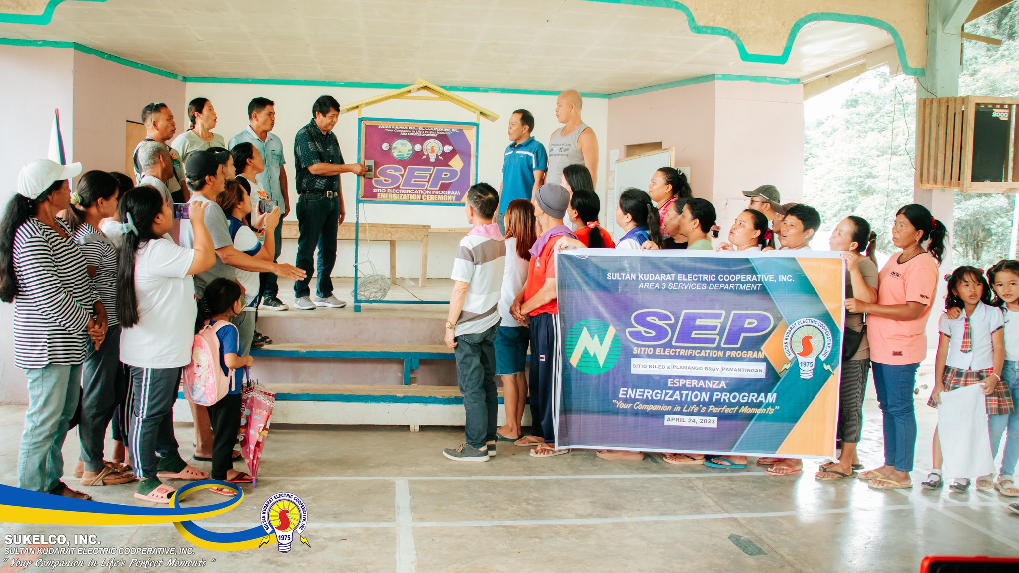 NEA- SUKELCO energizes additional 2 Sitios in Esperanza Sultan Kudarat ...